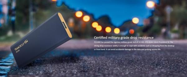 TeamGroup PD1000 Rugged Portable SSD Review - PCTestBench