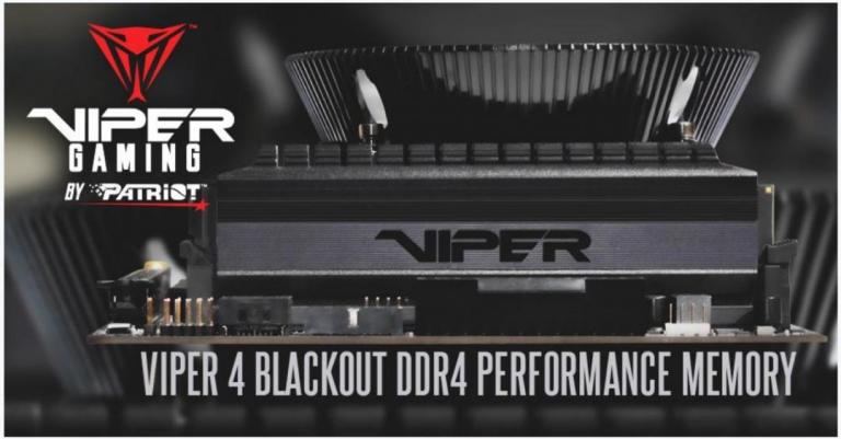 Viper Gaming Viper 4 Blackout Memory Adds Kits Up To 4400MHz - PCTestBench
